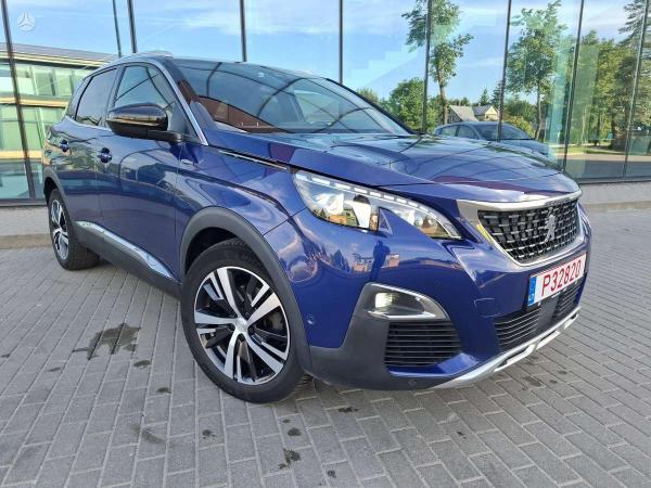 Blue Peugeot 3008 2019 in Utena, with an engine capacity of 1.50 L and mileage of 141 thousand km for 14950 €, photo 4 on AUTOMOTO.COM.LV