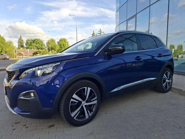 Blue Peugeot 3008 2019 in Utena, with an engine capacity of 1.50 L and mileage of 141 thousand km for 14950 €, photo 5 on AUTOMOTO.COM.LV