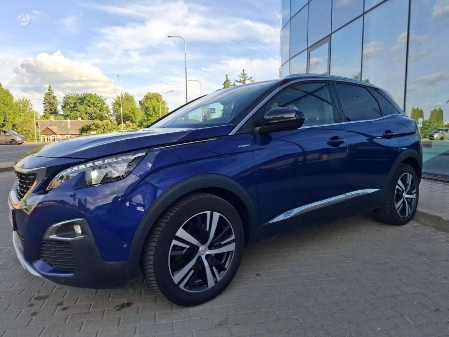 Blue Peugeot 3008 2019 in Utena, with an engine capacity of 1.50 L and mileage of 141 thousand km for 14950 €, photo 6 on AUTOMOTO.COM.LV
