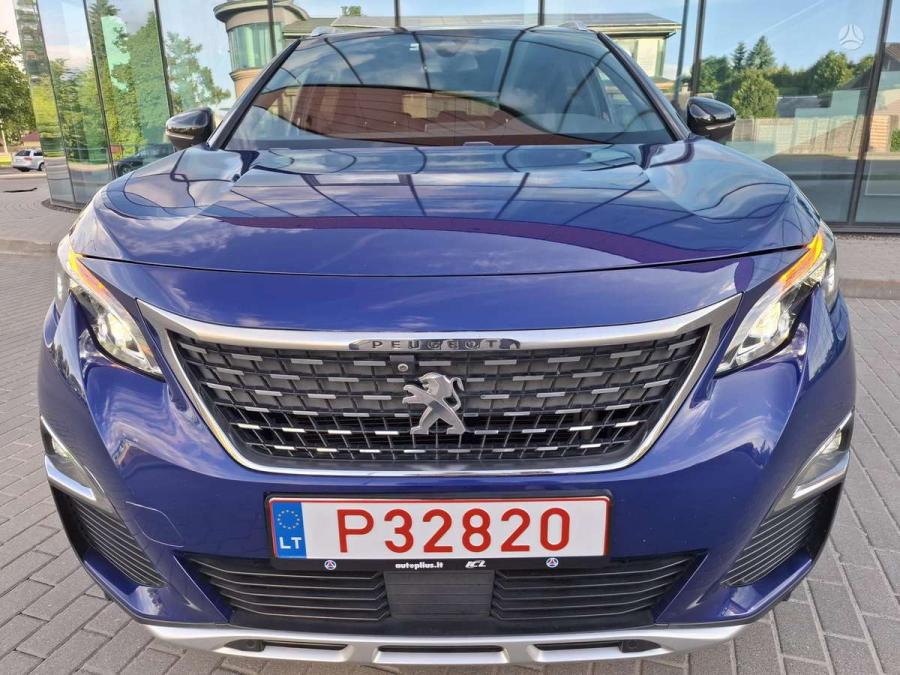 Blue Peugeot 3008 2019 in Utena, with an engine capacity of 1.50 L and mileage of 141 thousand km for 14950 €, photo 7 on AUTOMOTO.COM.LV
