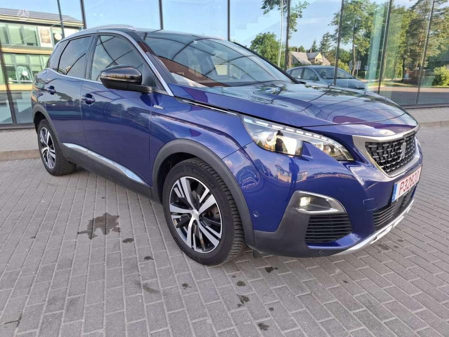 Blue Peugeot 3008 2019 in Utena, with an engine capacity of 1.50 L and mileage of 141 thousand km for 14950 €, photo 8 on AUTOMOTO.COM.LV