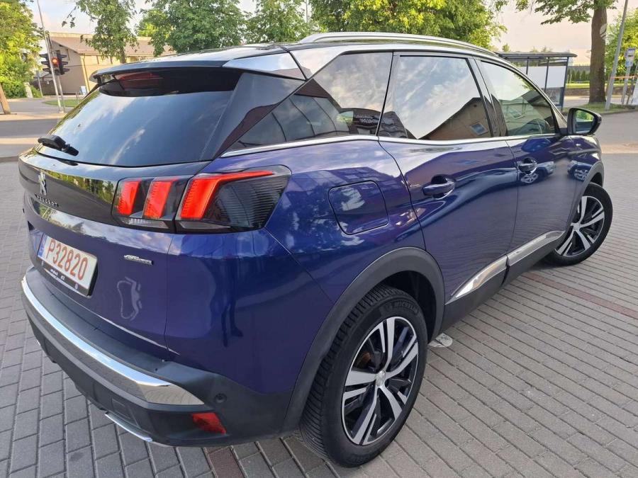 Blue Peugeot 3008 2019 in Utena, with an engine capacity of 1.50 L and mileage of 141 thousand km for 14950 €, photo 13 on AUTOMOTO.COM.LV