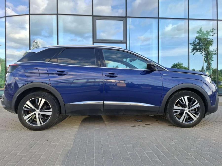 Blue Peugeot 3008 2019 in Utena, with an engine capacity of 1.50 L and mileage of 141 thousand km for 14950 €, photo 17 on AUTOMOTO.COM.LV