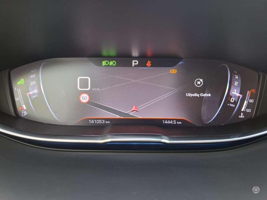 Blue Peugeot 3008 2019 in Utena, with an engine capacity of 1.50 L and mileage of 141 thousand km for 14950 €, photo 25 on AUTOMOTO.COM.LV
