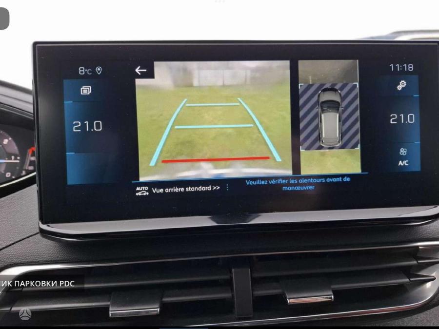 Blue Peugeot 3008 2021 in Vilnius, with an engine capacity of 1.50 L and mileage of 156 thousand km for 13850 €, photo 4 on AUTOMOTO.COM.LV