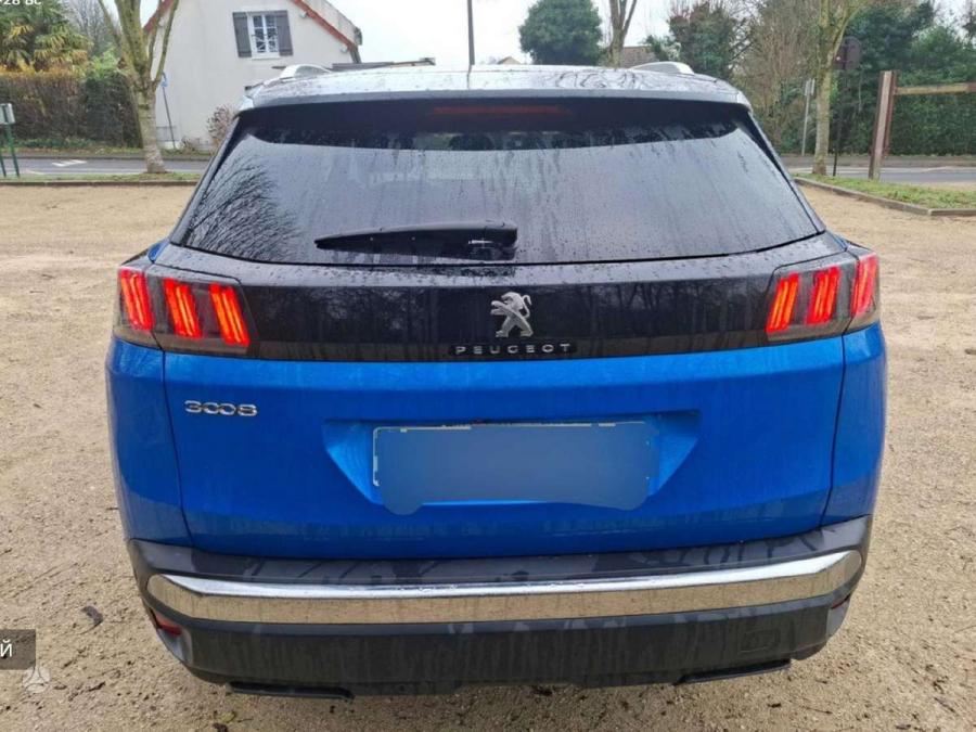 Blue Peugeot 3008 2021 in Vilnius, with an engine capacity of 1.50 L and mileage of 156 thousand km for 13850 €, photo 10 on AUTOMOTO.COM.LV
