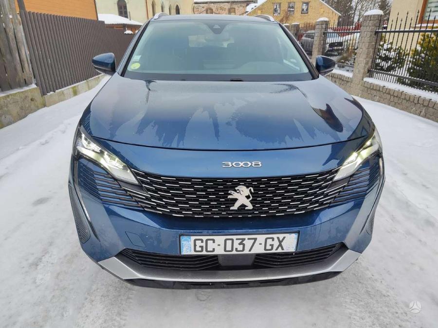 Zils Peugeot 3008 2021 Marijampole, ar dzinēja tilpumu 1.50 L un nobraukumu 144 tūkst. km par 16571 €, foto 2 vietnē AUTOMOTO.COM.LV