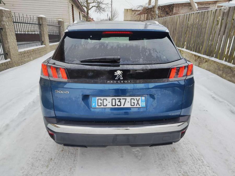 Zils Peugeot 3008 2021 Marijampole, ar dzinēja tilpumu 1.50 L un nobraukumu 144 tūkst. km par 16571 €, foto 6 vietnē AUTOMOTO.COM.LV