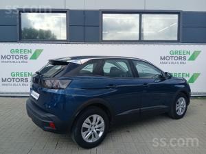 Blue Peugeot 3008 2021 in Riga, with an engine capacity of 1.20 L and mileage of 64 thousand km for 19800 €, photo 4 on AUTOMOTO.COM.LV