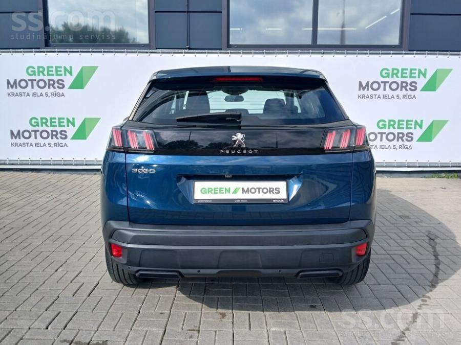 Blue Peugeot 3008 2021 in Riga, with an engine capacity of 1.20 L and mileage of 64 thousand km for 19800 €, photo 9 on AUTOMOTO.COM.LV