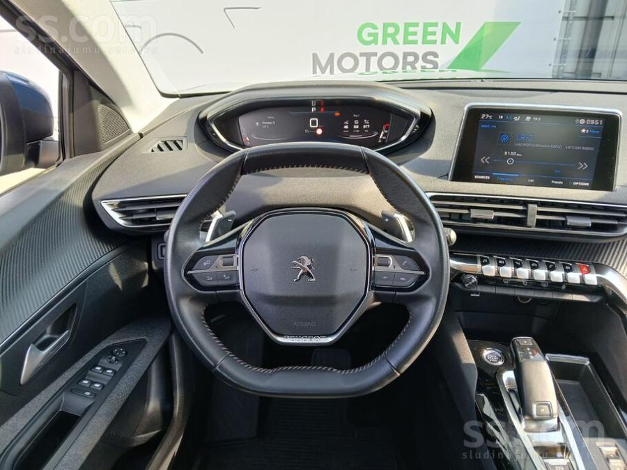 Blue Peugeot 3008 2021 in Riga, with an engine capacity of 1.20 L and mileage of 64 thousand km for 19800 €, photo 11 on AUTOMOTO.COM.LV