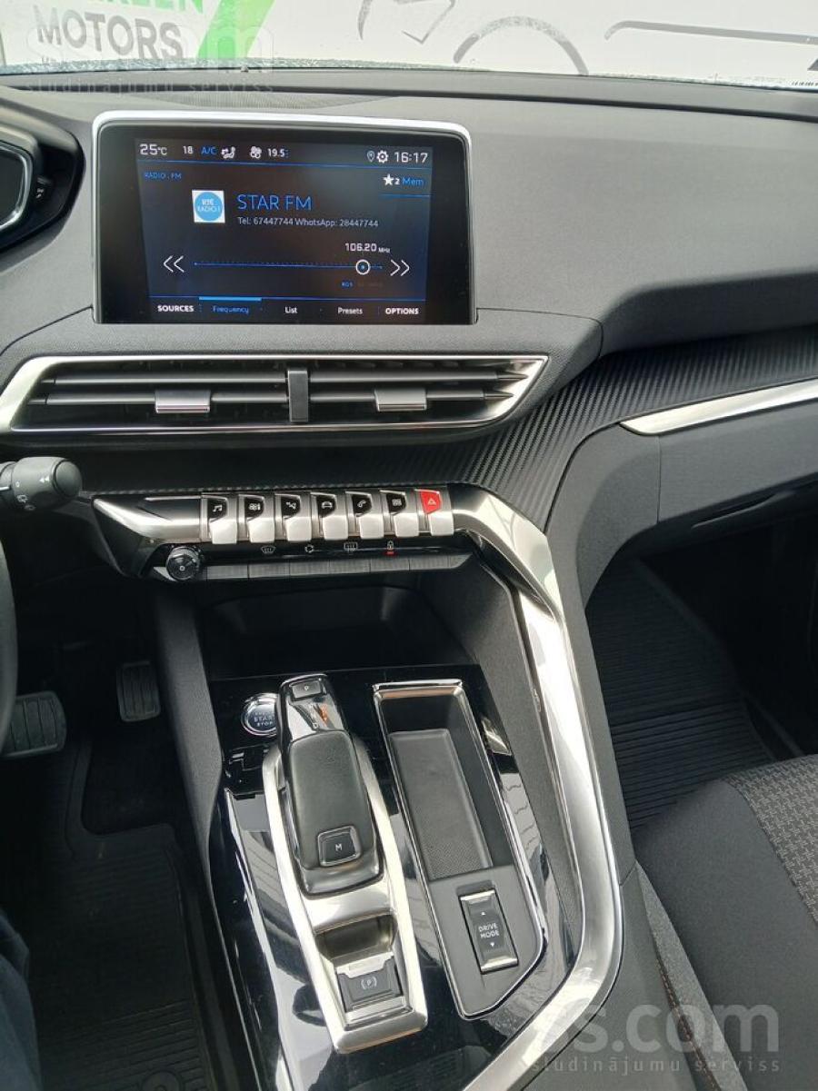 Blue Peugeot 3008 2021 in Riga, with an engine capacity of 1.20 L and mileage of 64 thousand km for 19800 €, photo 17 on AUTOMOTO.COM.LV