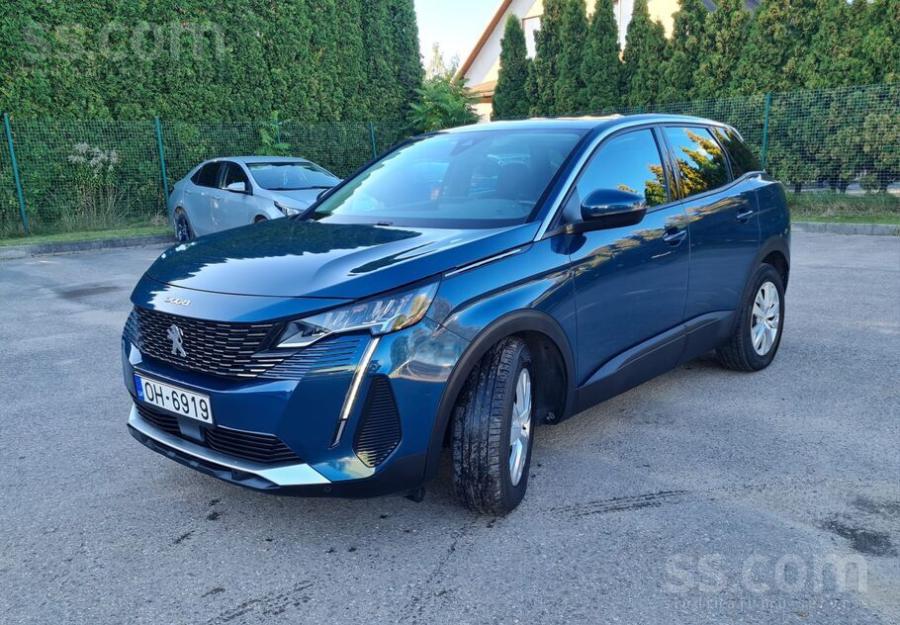Синий Пежо 3008 2021 в Елгава, объемом двигателя 1.50 л и пробегом 0 тыс. км за 14990 €, фото 5 на AUTOMOTO.COM.LV