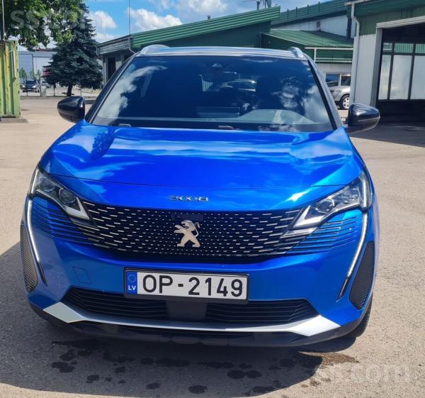 Синий Пежо 3008 2021 в Елгава, объемом двигателя 1.50 л и пробегом 0 тыс. км за 15490 €, фото 1 на AUTOMOTO.COM.LV