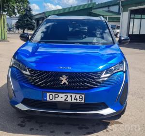 Blue Peugeot 3008 2021 in Jelgava, with an engine capacity of 1.50 L and mileage of 0 thousand km for 15490 €, photo  on AUTOMOTO.COM.LV