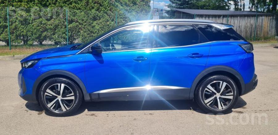 Blue Peugeot 3008 2021 in Jelgava, with an engine capacity of 1.50 L and mileage of 0 thousand km for 15490 €, photo 6 on AUTOMOTO.COM.LV