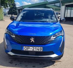 Blue Peugeot 3008 2021 in Jelgava, with an engine capacity of 1.50 L and mileage of 168 thousand km for 15490 €, photo  on AUTOMOTO.COM.LV