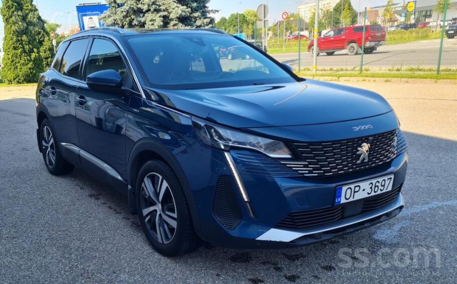 Синий Пежо 3008 2021 в Елгава, объемом двигателя 1.60 л и пробегом 0 тыс. км за 16490 €, фото 1 на AUTOMOTO.COM.LV