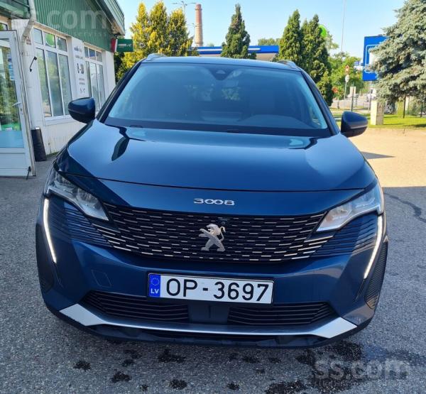 Zils Peugeot 3008 2021 Jelgava, ar dzinēja tilpumu 1.60 L un nobraukumu 0 tūkst. km par 16490 €, foto 3 vietnē AUTOMOTO.COM.LV
