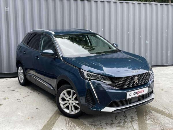 Blue Peugeot 3008 2021 in Vilnius, with an engine capacity of 1.20 L and mileage of 195 thousand km for 11900 €, photo 3 on AUTOMOTO.COM.LV