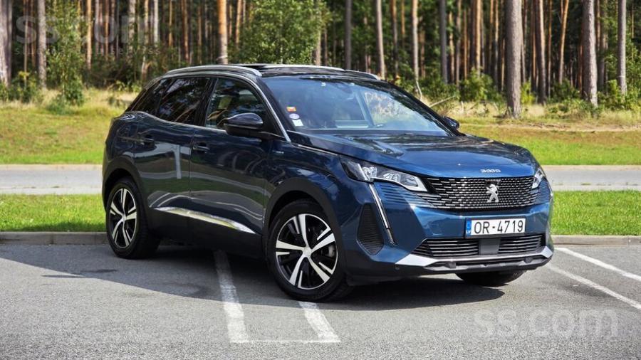 Blue Peugeot 3008 2021 in Riga, with an engine capacity of 1.60 L and mileage of 115 thousand km for 20490 €, photo 6 on AUTOMOTO.COM.LV