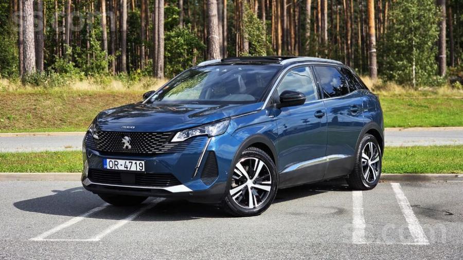 Blue Peugeot 3008 2021 in Riga, with an engine capacity of 1.60 L and mileage of 115 thousand km for 20490 €, photo 7 on AUTOMOTO.COM.LV