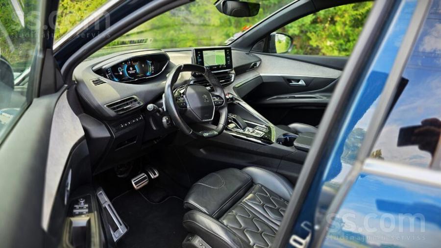 Blue Peugeot 3008 2021 in Riga, with an engine capacity of 1.60 L and mileage of 115 thousand km for 20490 €, photo 9 on AUTOMOTO.COM.LV