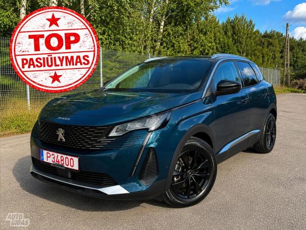 Zils Peugeot 3008 2021 Viļņa, ar dzinēja tilpumu 1.60 L un nobraukumu 78 tūkst. km par 18990 €, foto 1 vietnē AUTOMOTO.COM.LV