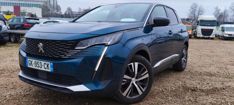 Zils Peugeot 3008 2022 Kauņa, ar dzinēja tilpumu 1.50 L un nobraukumu 154 tūkst. km par 16698 €, foto 1 vietnē AUTOMOTO.COM.LV