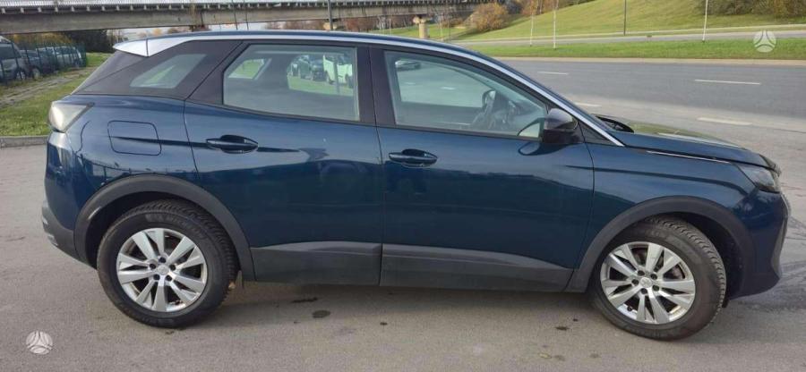 Blue Peugeot 3008 2022 in Kaunas, with an engine capacity of 1.20 L and mileage of 91 thousand km for 14702 €, photo 4 on AUTOMOTO.COM.LV