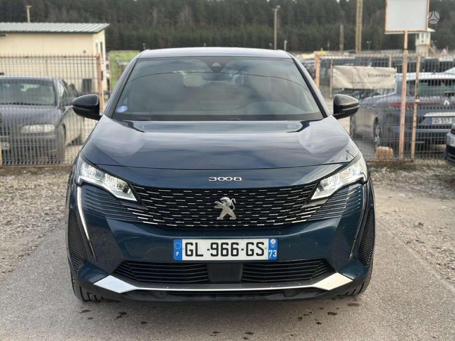 Zils Peugeot 3008 2022 Viļņa, ar dzinēja tilpumu 1.20 L un nobraukumu 129 tūkst. km par 15729 €, foto 2 vietnē AUTOMOTO.COM.LV