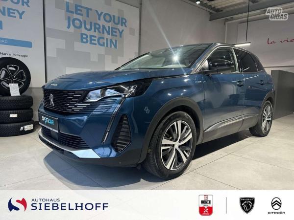 Blue Peugeot 3008 2022 in Kaunas, with an engine capacity of 1.60 L and mileage of 39 thousand km for 26412 €, photo 2 on AUTOMOTO.COM.LV