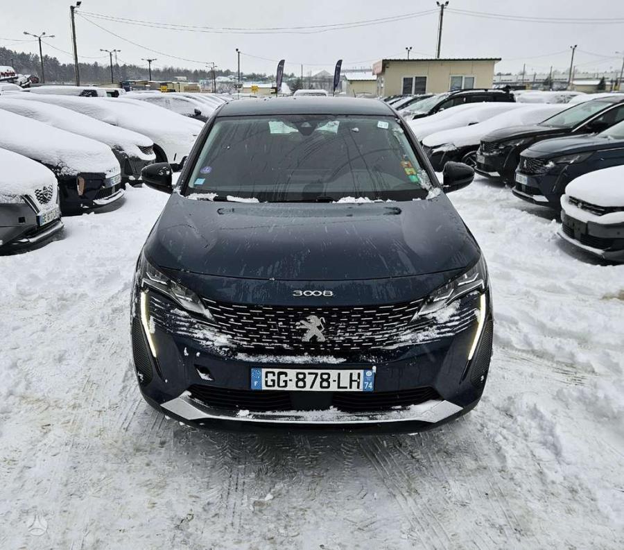 Zils Peugeot 3008 2022 Viļņa, ar dzinēja tilpumu 1.20 L un nobraukumu 93 tūkst. km par 13673 €, foto 2 vietnē AUTOMOTO.COM.LV