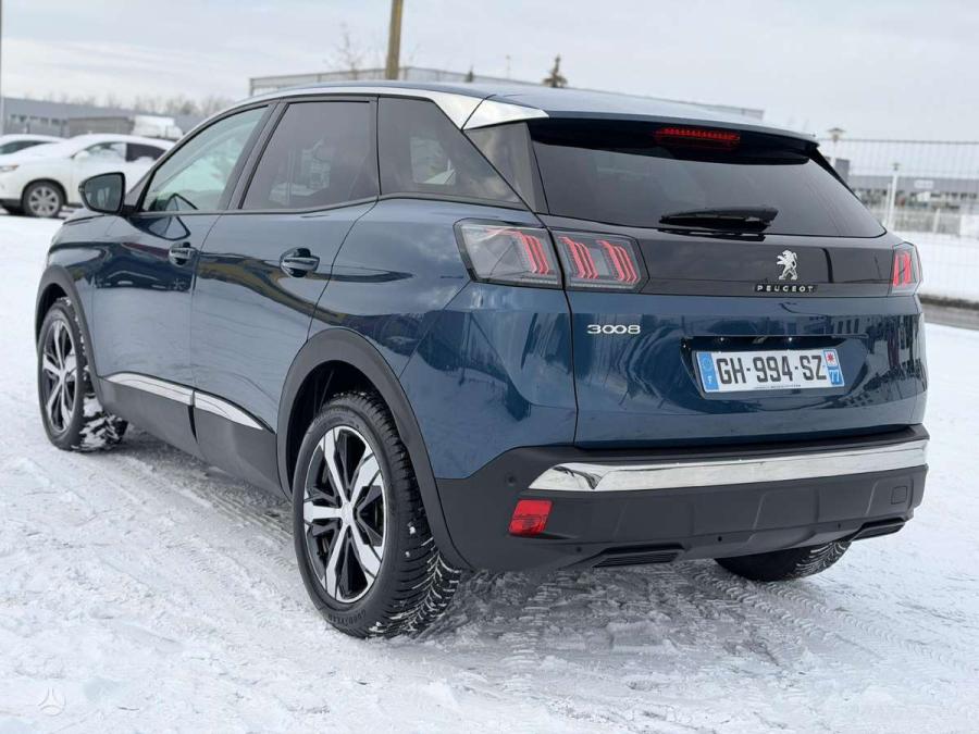 Blue Peugeot 3008 2022 in Marijampole, with an engine capacity of 1.20 L and mileage of 118 thousand km for 16577 €, photo 7 on AUTOMOTO.COM.LV
