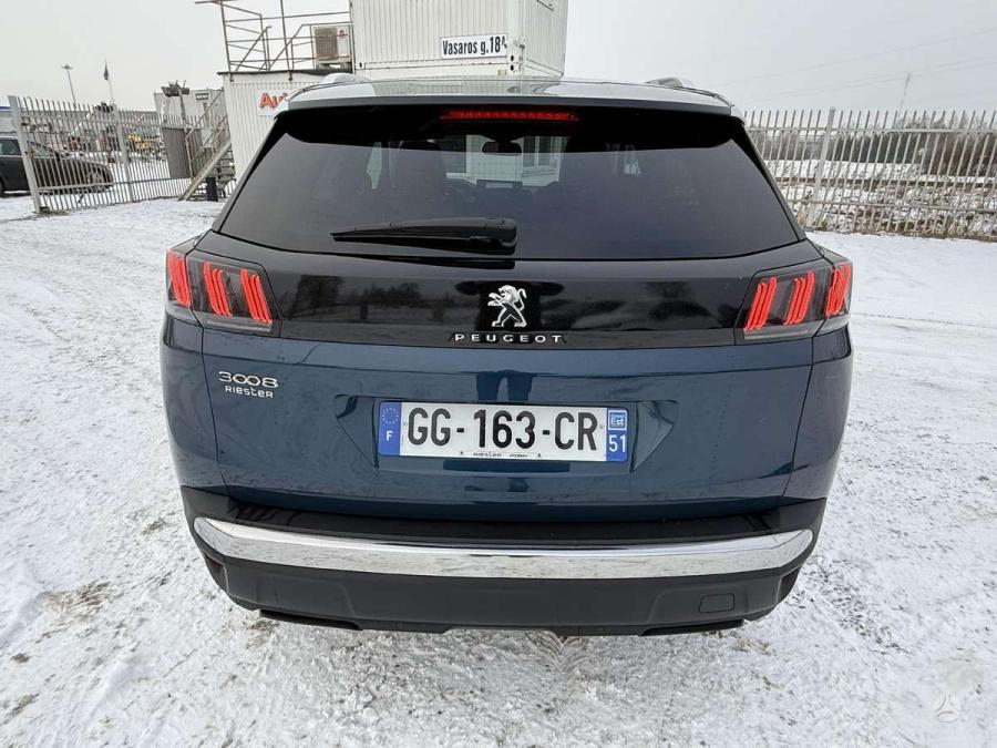 Blue Peugeot 3008 2022 in Marijampole, with an engine capacity of 1.20 L and mileage of 123 thousand km for 15119 €, photo 6 on AUTOMOTO.COM.LV