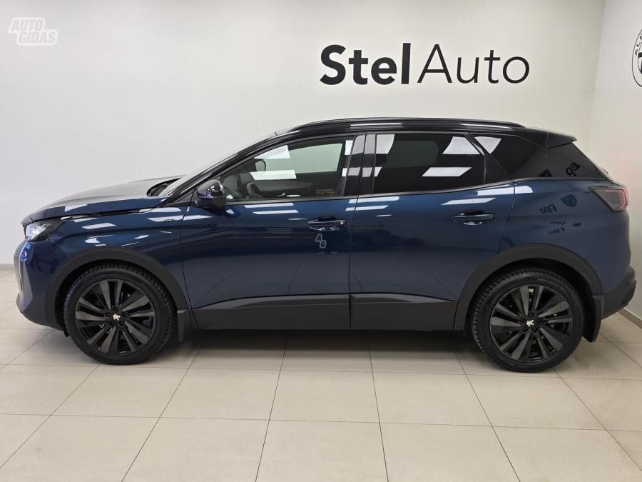 Blue Peugeot 3008 2022 in Vilnius, with an engine capacity of 1.20 L and mileage of 60 thousand km for 22490 €, photo 3 on AUTOMOTO.COM.LV