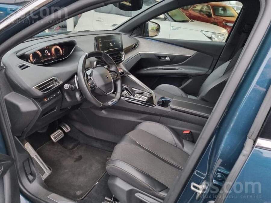Blue Peugeot 3008 2022 in Riga, with an engine capacity of 1.50 L and mileage of 69 thousand km for 22400 €, photo 9 on AUTOMOTO.COM.LV