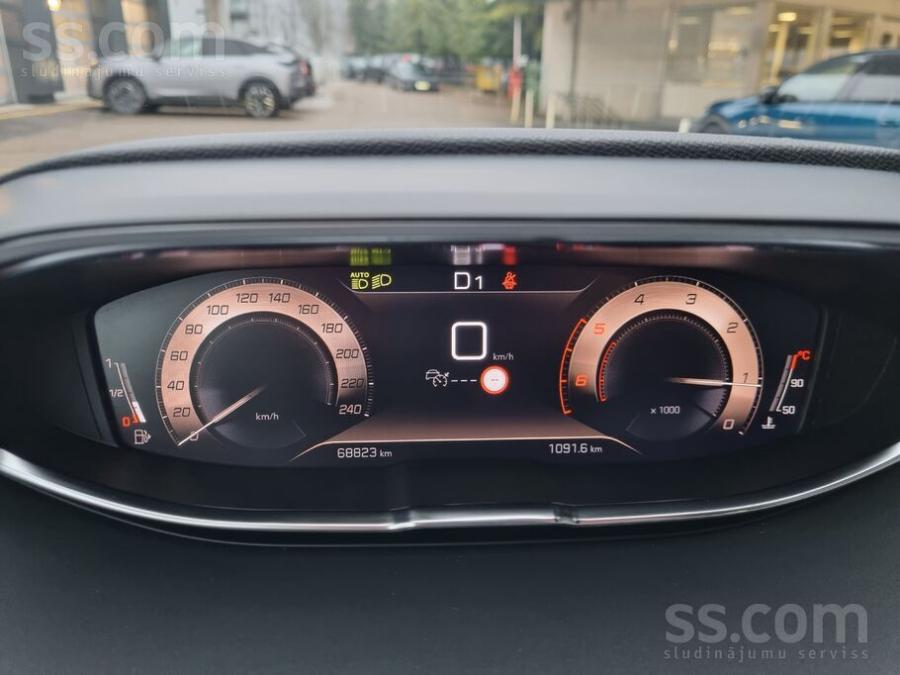 Blue Peugeot 3008 2022 in Riga, with an engine capacity of 1.50 L and mileage of 69 thousand km for 22400 €, photo 10 on AUTOMOTO.COM.LV