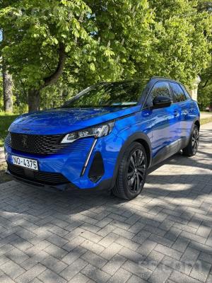 Синий Пежо 3008 2022 в Валмиера, объемом двигателя 1.20 л и пробегом 53 тыс. км за 23500 €, фото  на AUTOMOTO.COM.LV