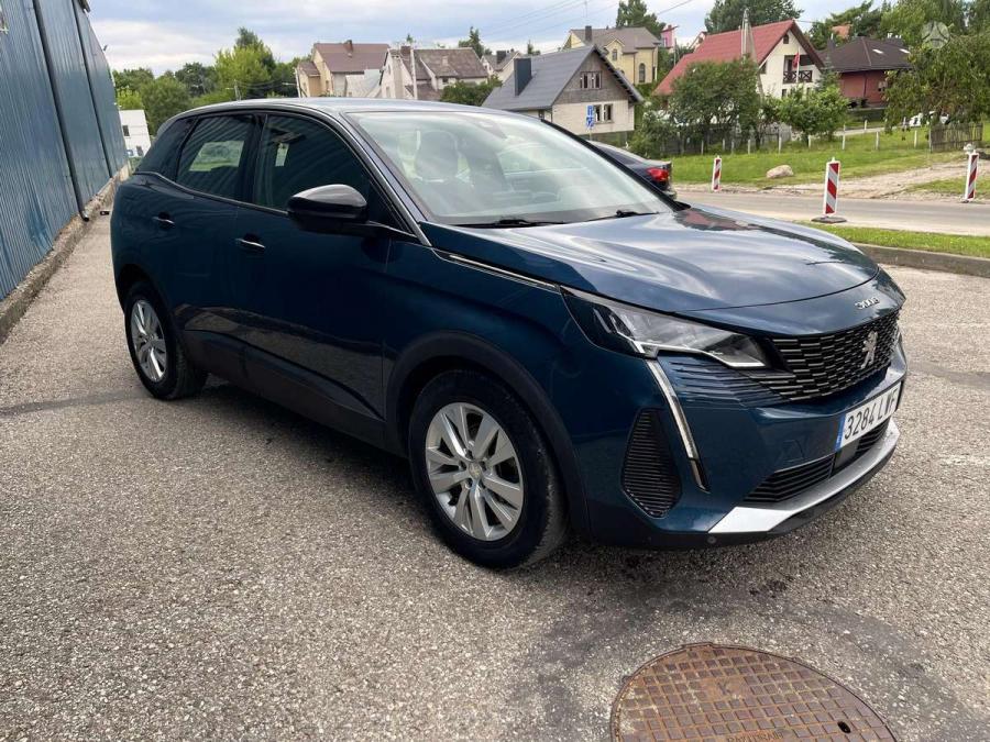 Blue Peugeot 3008 2022 in Vilnius, with an engine capacity of 1.50 L and mileage of 197 thousand km for 13850 €, photo 6 on AUTOMOTO.COM.LV