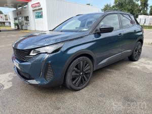 Blue Peugeot 3008 2022 in Riga, with an engine capacity of 1.50 L and mileage of 67 thousand km for 22900 €, photo  on AUTOMOTO.COM.LV