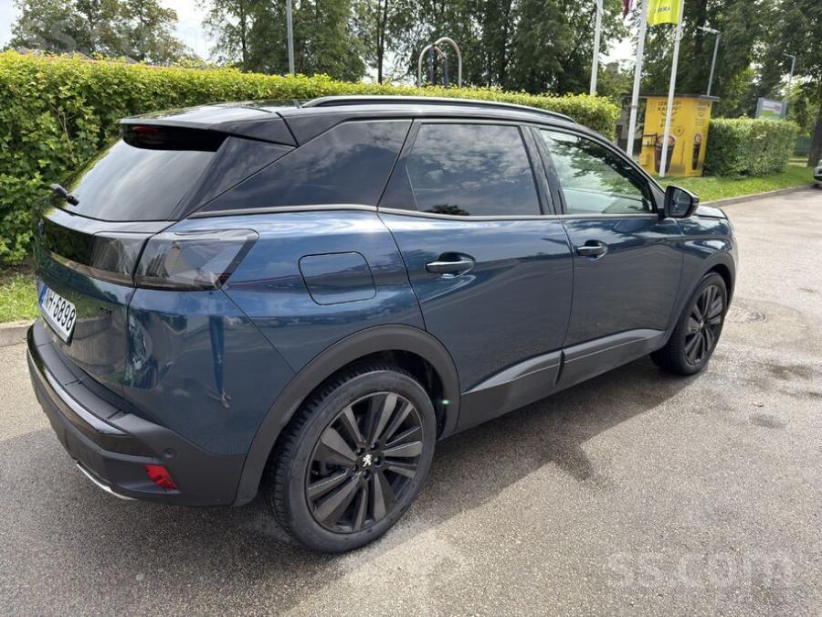 Blue Peugeot 3008 2022 in Riga, with an engine capacity of 1.50 L and mileage of 67 thousand km for 22900 €, photo 5 on AUTOMOTO.COM.LV