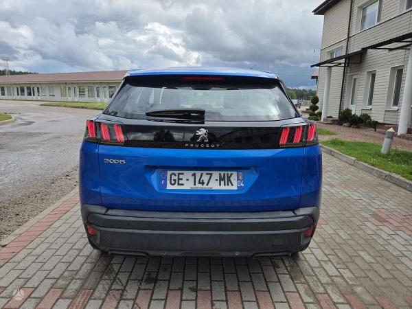 Blue Peugeot 3008 2022 in Vilnius, with an engine capacity of 1.50 L and mileage of 161 thousand km for 14700 €, photo 6 on AUTOMOTO.COM.LV
