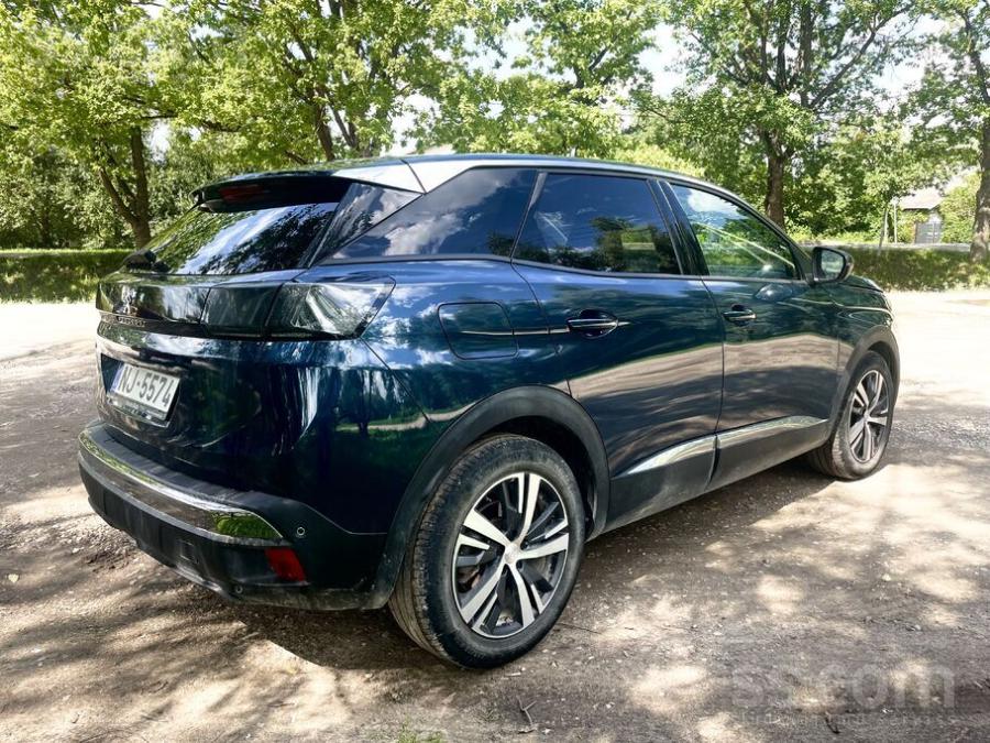 Blue Peugeot 3008 2022 in Jelgava, with an engine capacity of 1.20 L and mileage of 98 thousand km for 17400 €, photo 3 on AUTOMOTO.COM.LV