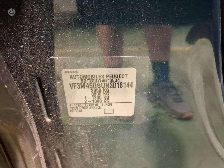 Синий Пежо 3008 2022 в Вильнюс, объемом двигателя 1.60 л и пробегом 125 тыс. км за 14400 €, фото 15 на AUTOMOTO.COM.LV