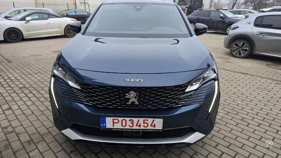 Zils Peugeot 3008 2023 Kauņa, ar dzinēja tilpumu 1.60 L un nobraukumu 104 tūkst. km par 21200 €, foto 2 vietnē AUTOMOTO.COM.LV