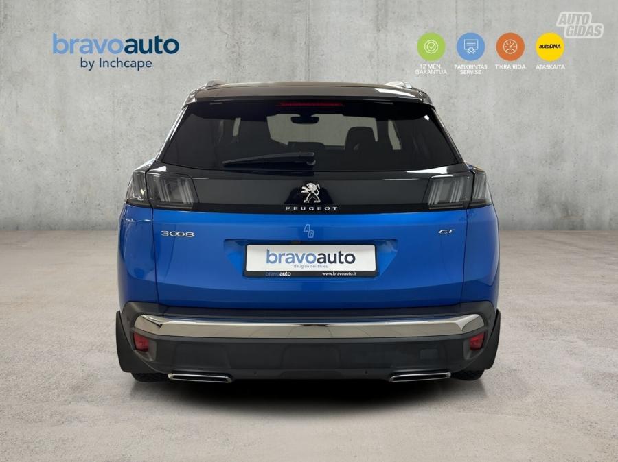Blue Peugeot 3008 2023 in Vilnius, with an engine capacity of 1.50 L and mileage of 45 thousand km for 23800 €, photo 4 on AUTOMOTO.COM.LV