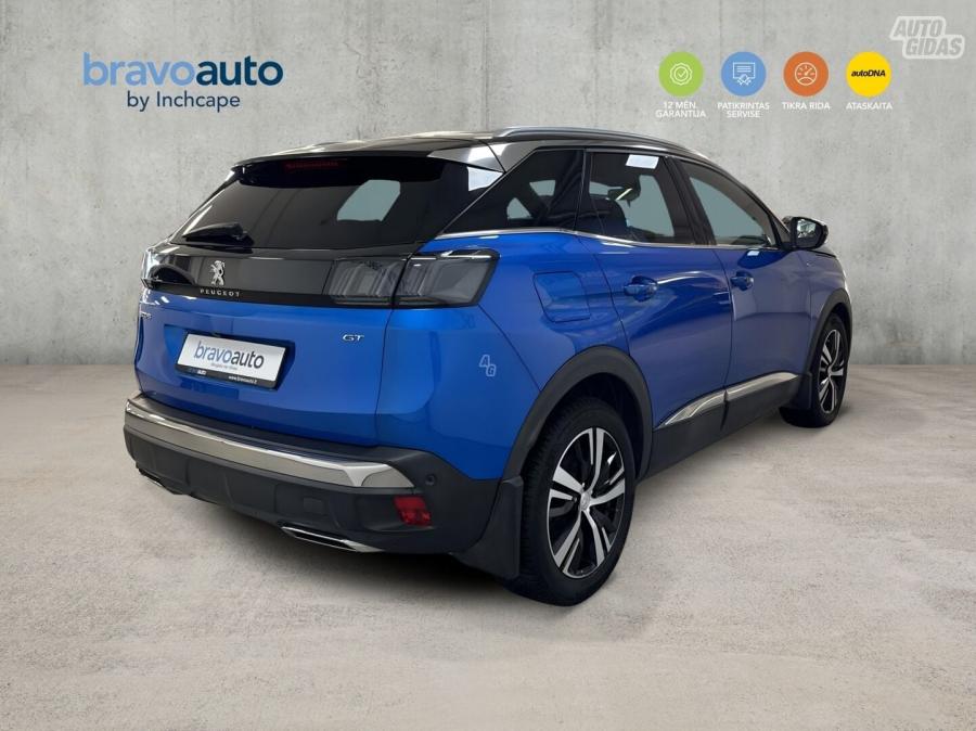 Blue Peugeot 3008 2023 in Vilnius, with an engine capacity of 1.50 L and mileage of 45 thousand km for 23800 €, photo 5 on AUTOMOTO.COM.LV