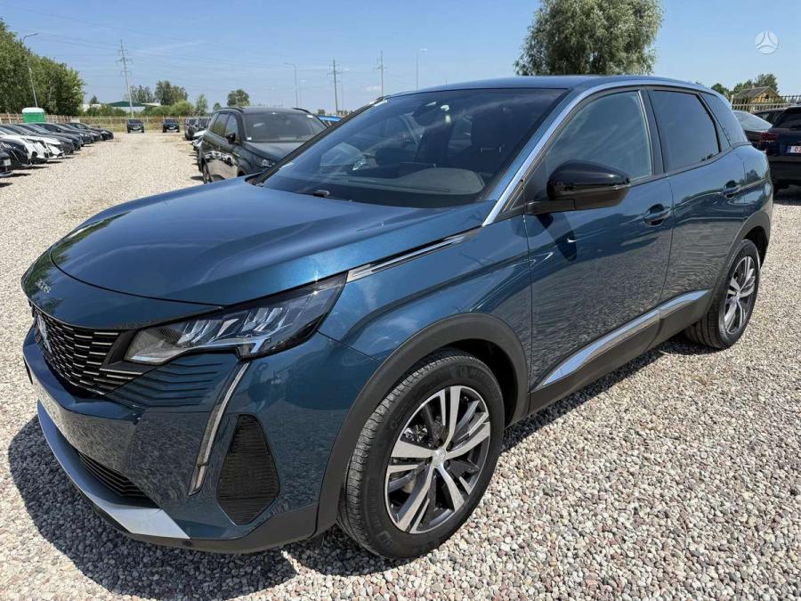 Blue Peugeot 3008 2023 in Marijampole, with an engine capacity of 1.20 L and mileage of 72 thousand km for 17781 €, photo 1 on AUTOMOTO.COM.LV