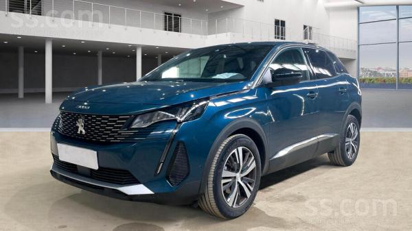 Blue Peugeot 3008 2023 in Riga, with an engine capacity of 1.20 L and mileage of 36 thousand km for 19950 €, photo 1 on AUTOMOTO.COM.LV